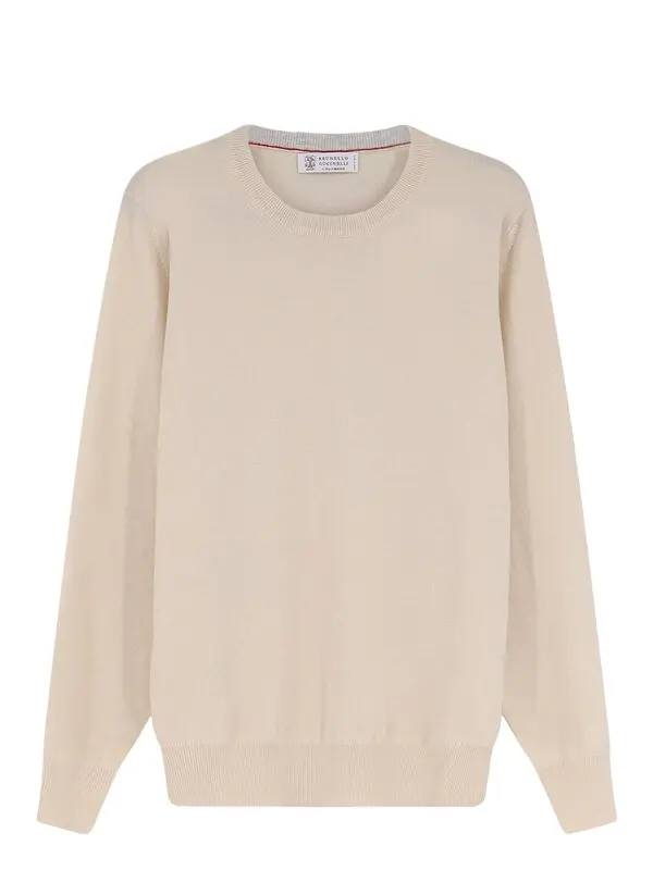 Brunello Cucinelli Cashmere Crew Neck Sweater - Multicolor