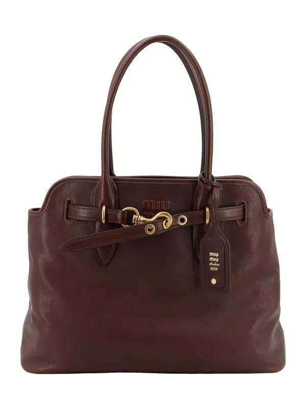 Miu Miu Aventure Leather Handbag - Multicolor