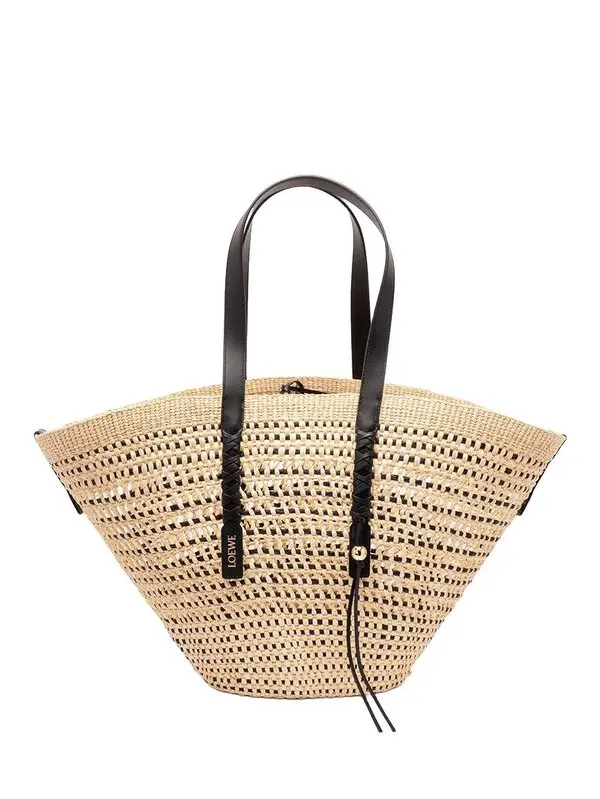 Loewe Large Braided Basket Bag - Multicolor