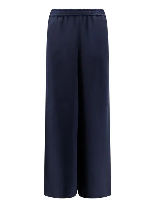Max Mara Wide Leg Silk Trousers - Multicolor