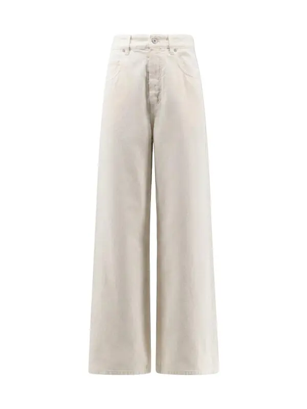 Brunello Cucinelli Relaxed Boyfriend Jeans Soft Barrel Leg - Multicolor