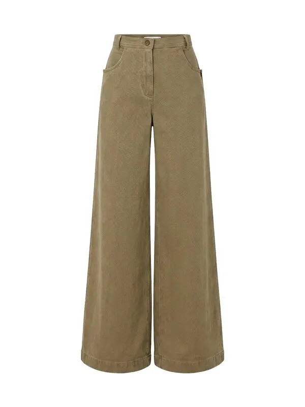Max Mara Alamaro Cotton Pants - Multicolor