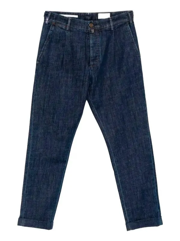 Jacob Cohen Cropped Slim Fit Pants - Multicolor