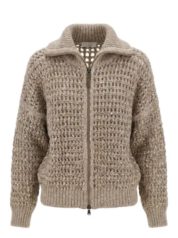 Brunello Cucinelli Wool Cardigan - Multicolor