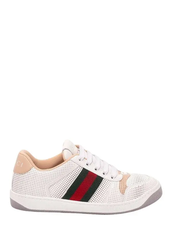Gucci Leather Sneakers - Multicolor