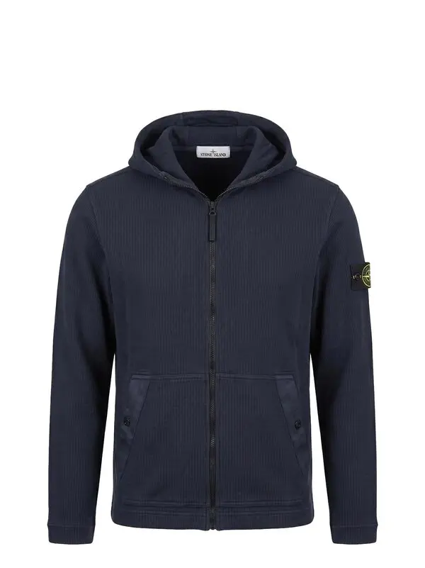 Stone Island Organic Cotton Interlock Hoodie - Multicolor