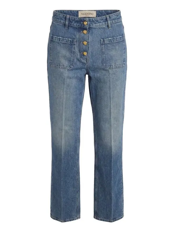 Valentino Garavani Denim Pants - Multicolor