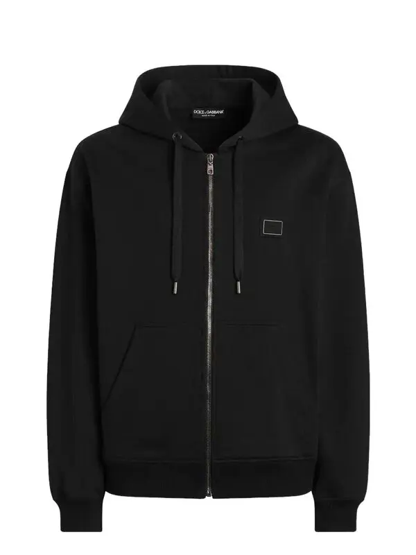 Dolce & Gabbana Hooded Zip-up Sweatshirt - Multicolor