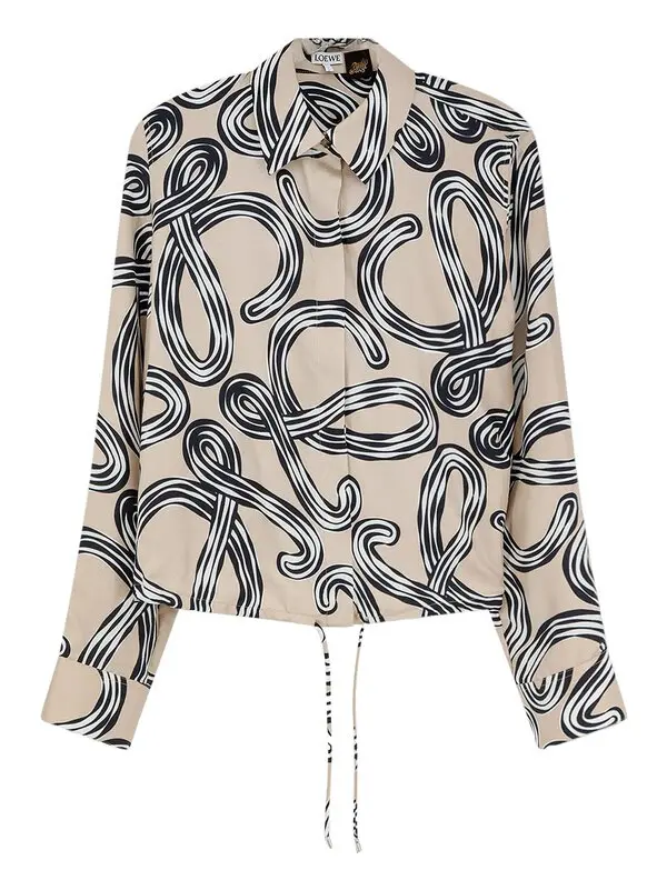Loewe Printed Silk Shirt - Multicolor