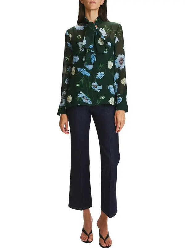 Gucci Floral Silk Voile Shirt - Multicolor