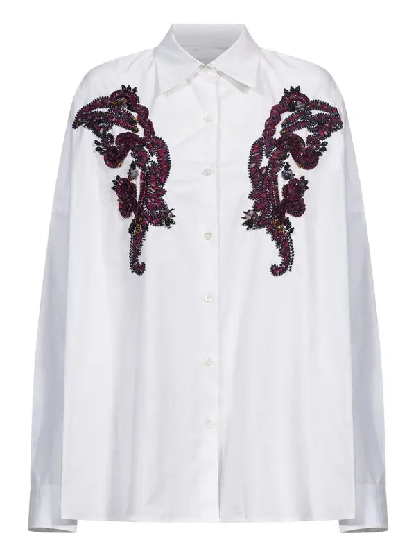 Dries Van Noten Embroidered Long-sleeved Shirt - No