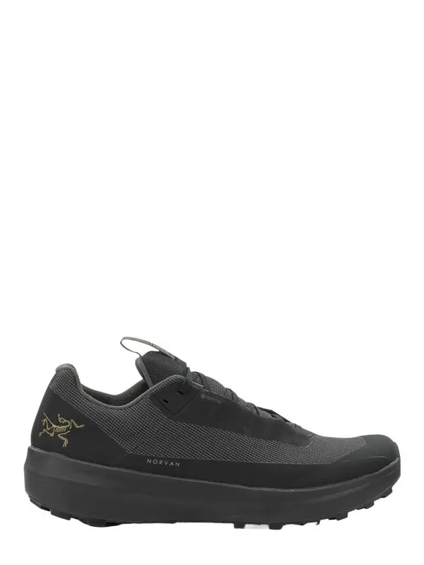 Arc'teryx Round Toe Sneakers With Adjustable Strap - Black