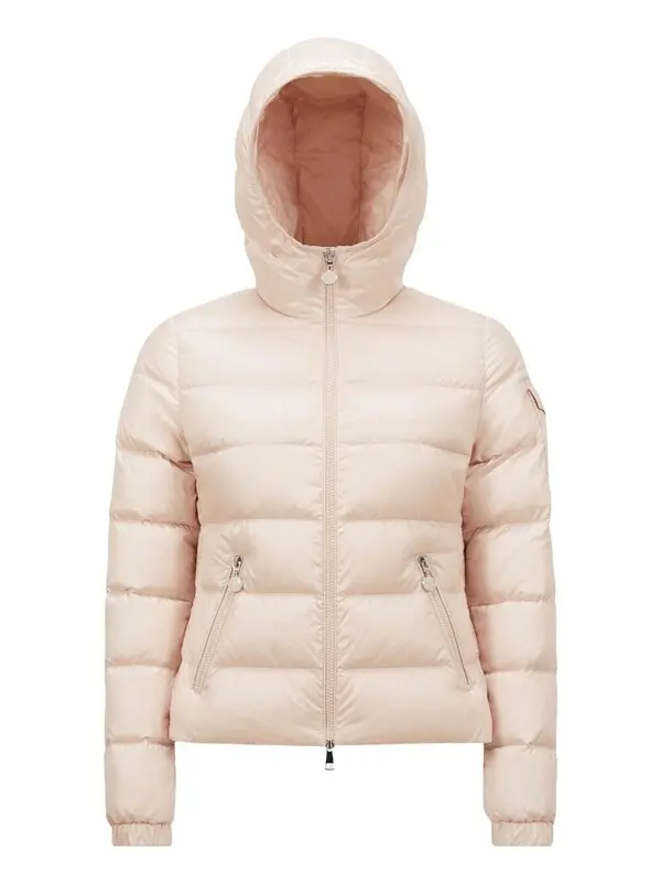 Moncler Zip-up Padded Hooded Jacket - Rose-pink