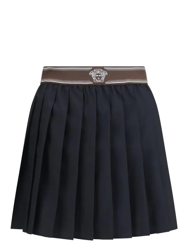 Versace Medusa '95 Pleated Skirt - Black