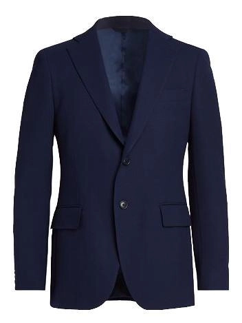 TOMBOLINI Blazer Size Polyester, Wool, Elastane - Blue