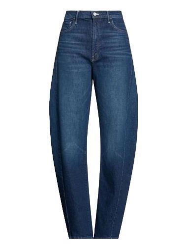 MOTHER High Waisted Straight Leg Jeans - Blue