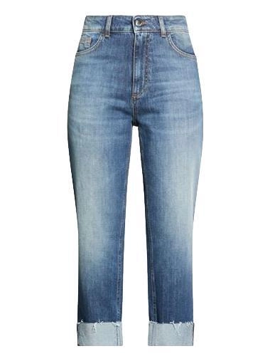 MANILA GRACE Tapered Jeans In Cotton And Elastane - Blue