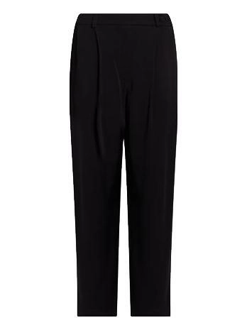 MANILA GRACE Tapered Pants In Viscose And Elastane - Black