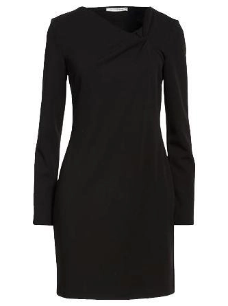 LE STREGHE Mini Dress Size Polyester, Elastane - Black