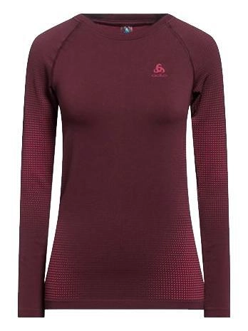 ODLO Recycled Polyester Base Layer Long Sleeve T-shirt - Red