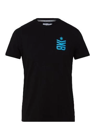 BIKKEMBERGS T-shirt Size Cotton, Elastane - Black