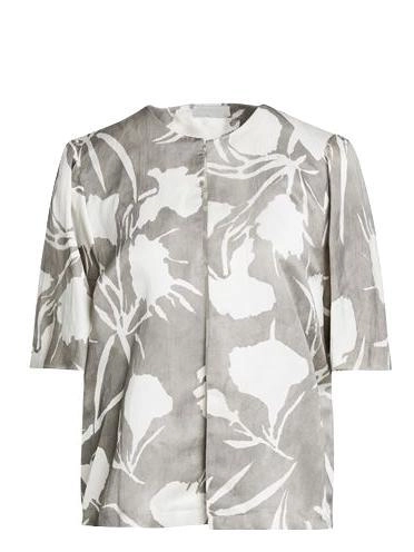 MARIA BELLENTANI Viscose Linen Jacket - Grey