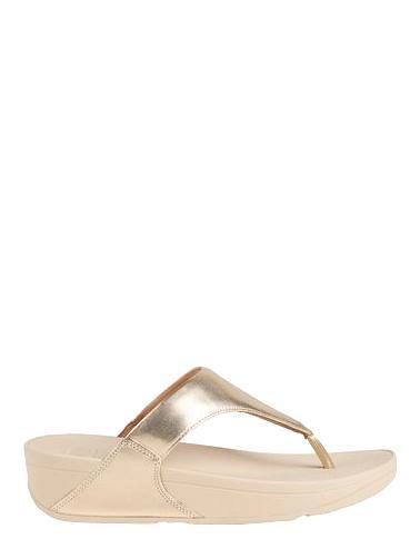 Fitflop Leather Thong Sandals - Grey