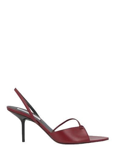 Victoria Beckham Kidskin Slingback Sandals - Red