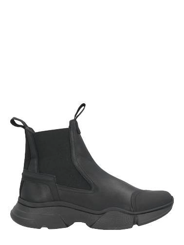 BRUNO BORDESE Leather Ankle Boots - Black