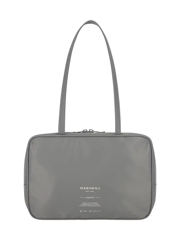 MARHEN.J Eve Recycled Nylon Shoulder Bag - Grey