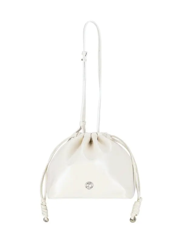 Marhen.j Cherry Vegan Leather Bucket Bag - White