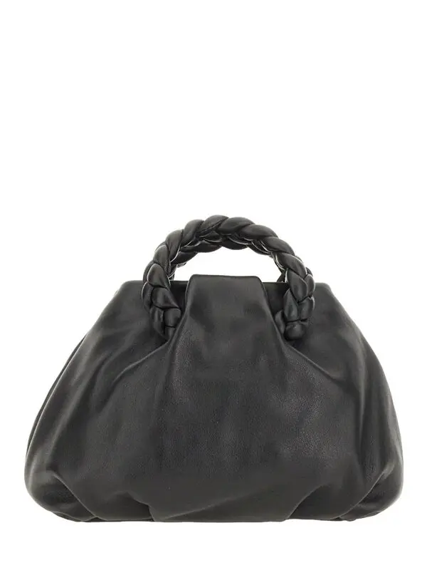 Hereu Bombon Braid Detailed Small Crossbody Bag - Black