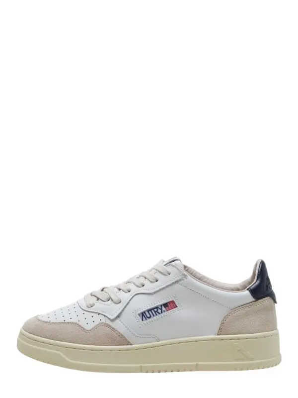 AUTRY Logo Low-cut Sneakers - Nude