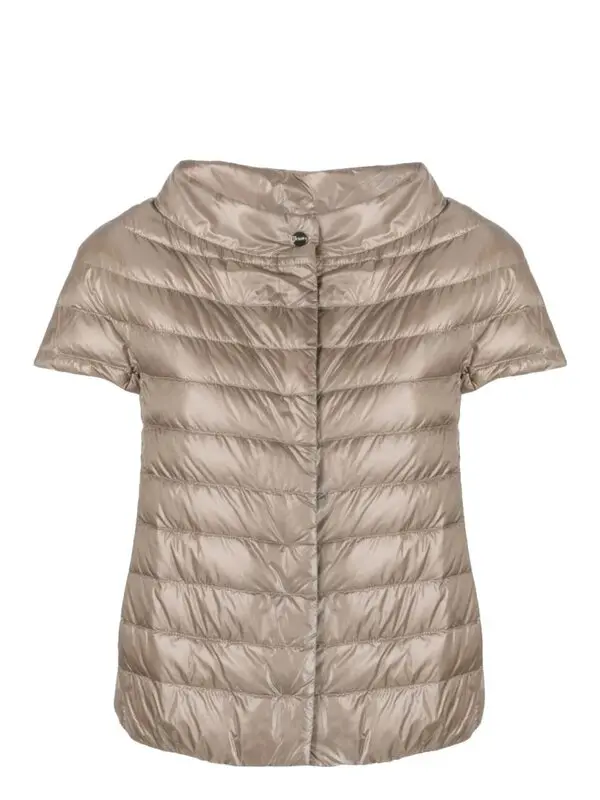 Herno Short-sleeved Vest - Nude