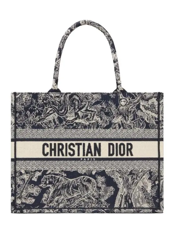 Dior Medium Book Tote - Blue