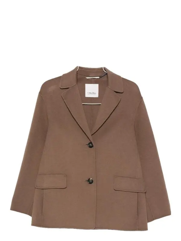 Max Mara Long-sleeved Suit Jacket - Brown
