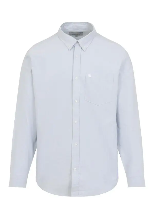 Carhartt Work In Progress L/s C-logo Shirt - White