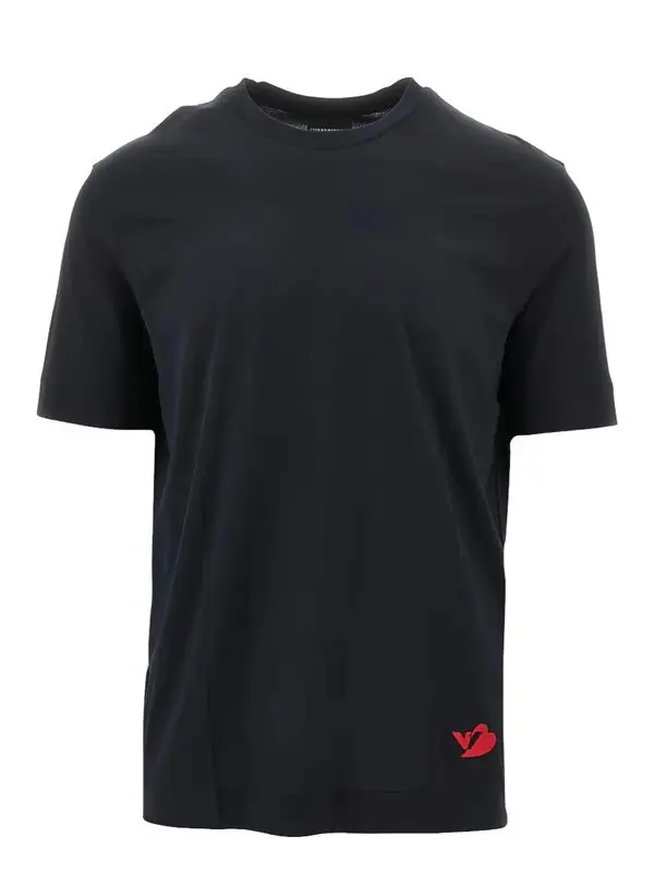 Emporio Armani Embroidery T-shirt - Navy