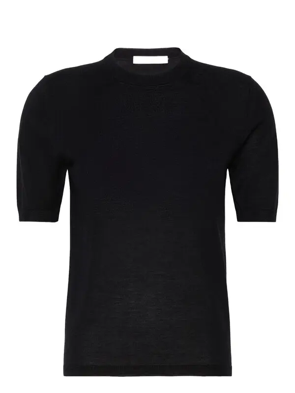 Max Mara Short-sleeved Knitwear - Black