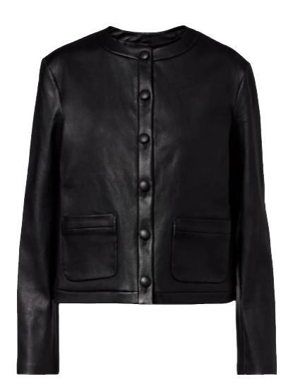 Stouls Gabrielle Leather Jacket - Black