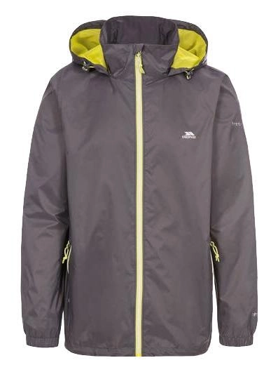 TRESPASS Briar Waterproof Jacket With Contrast Mesh Lining - Carbon