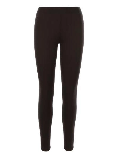 TRESPASS Fuzzy Fleece Leggings - Black