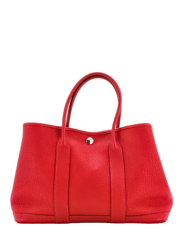 Hermès Garden Party Tote Leather 30 - Red