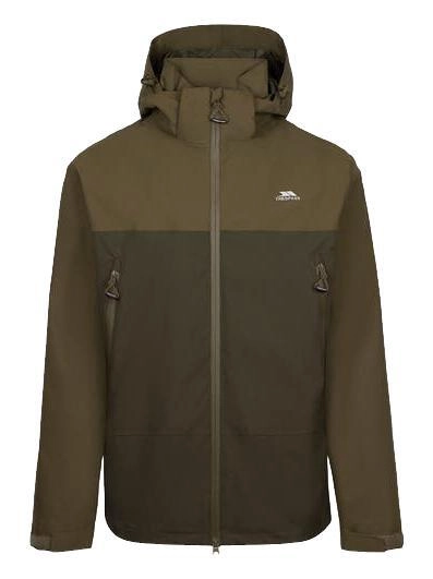 TRESPASS Waterproof Color Block Jacket - Marshland