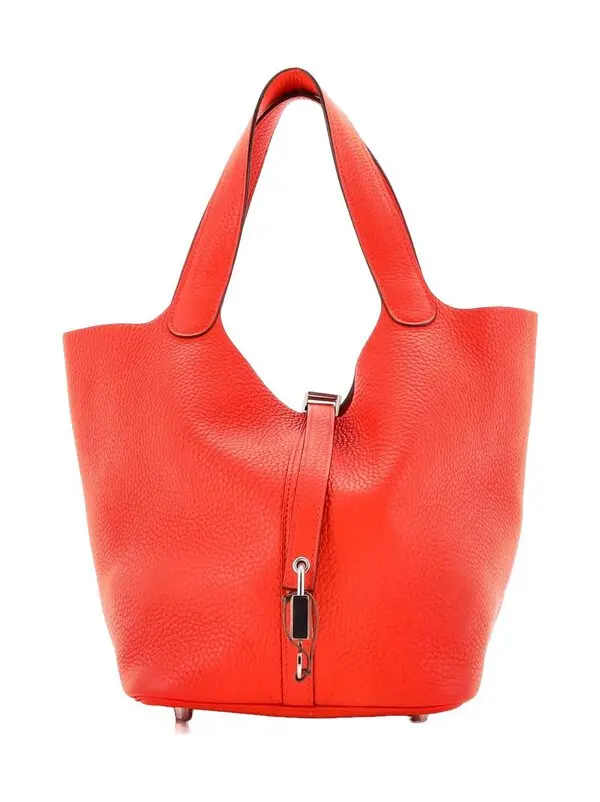Hermès Picotin Lock Bag Clemence Mm - Orange