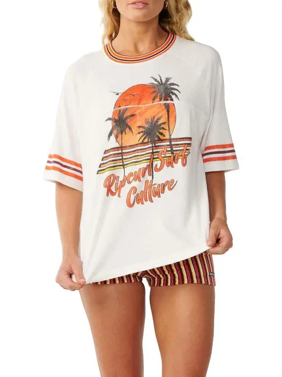 Rip Curl Surf Culture Graphic T-shirt - Bone