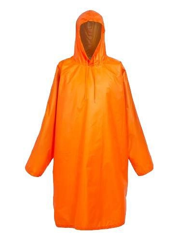 REGATTA Fedrik Waterproof Poncho - Persimmon