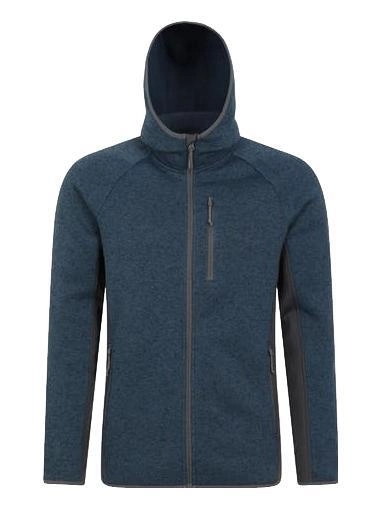 Mountain Warehouse Treston Fleece Hooded Jacket - Navy