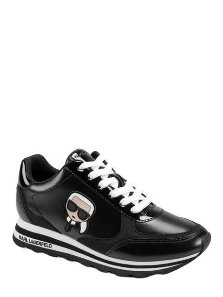 Karl Lagerfeld Paris Meade Platform Sneaker - Black