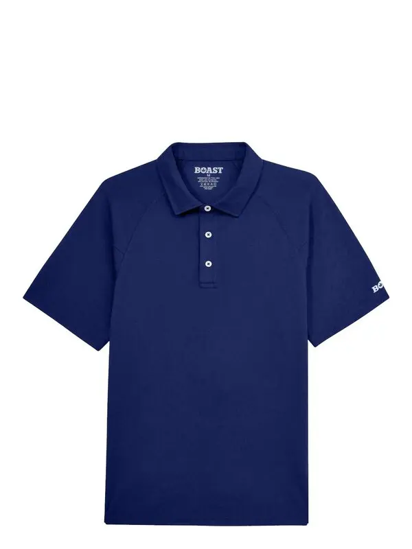 BOAST Performance Raglan Polo 2.0 - Navy